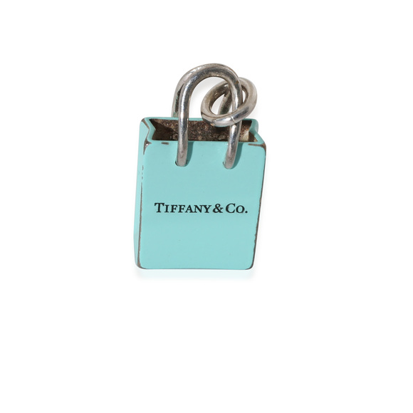 Tiffany & Co. | Jewelry | Tiffany Co Shopping Bag Charm In Sterling ...